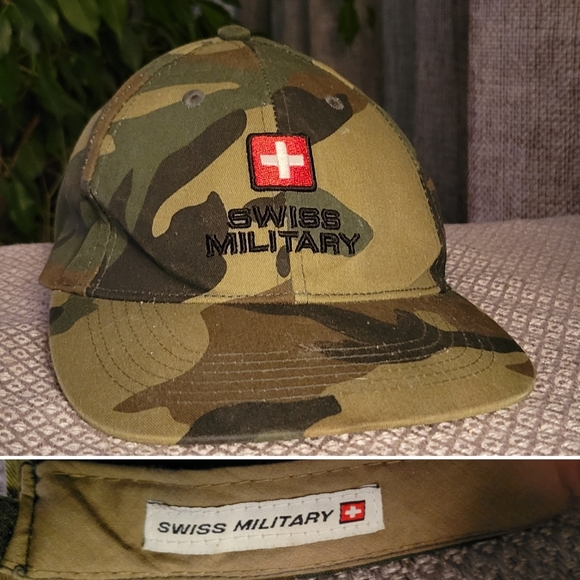 Swiss Military | Accessories | Swiss Military Green Camoflauge Baseball ...